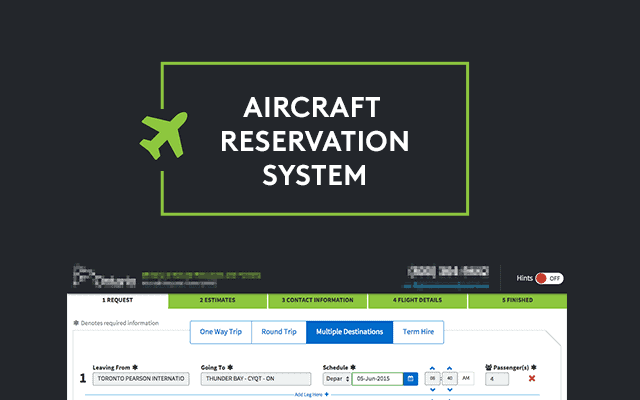 Aircraft Reservation Application | Arbi Arzoumani